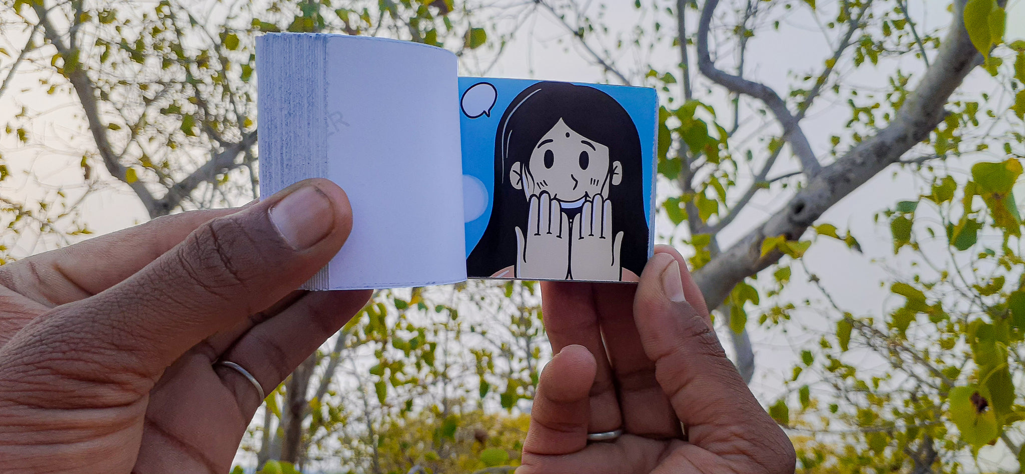 Close Your Eyes Proposal Flipbook With Ring – Hooray